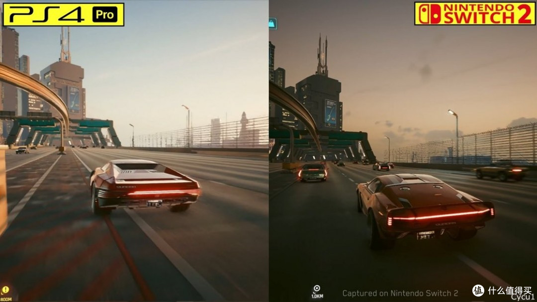 Switch2版《赛博朋克2077》多平台对比！逊于PS5和PC_主机游戏_什么值得买