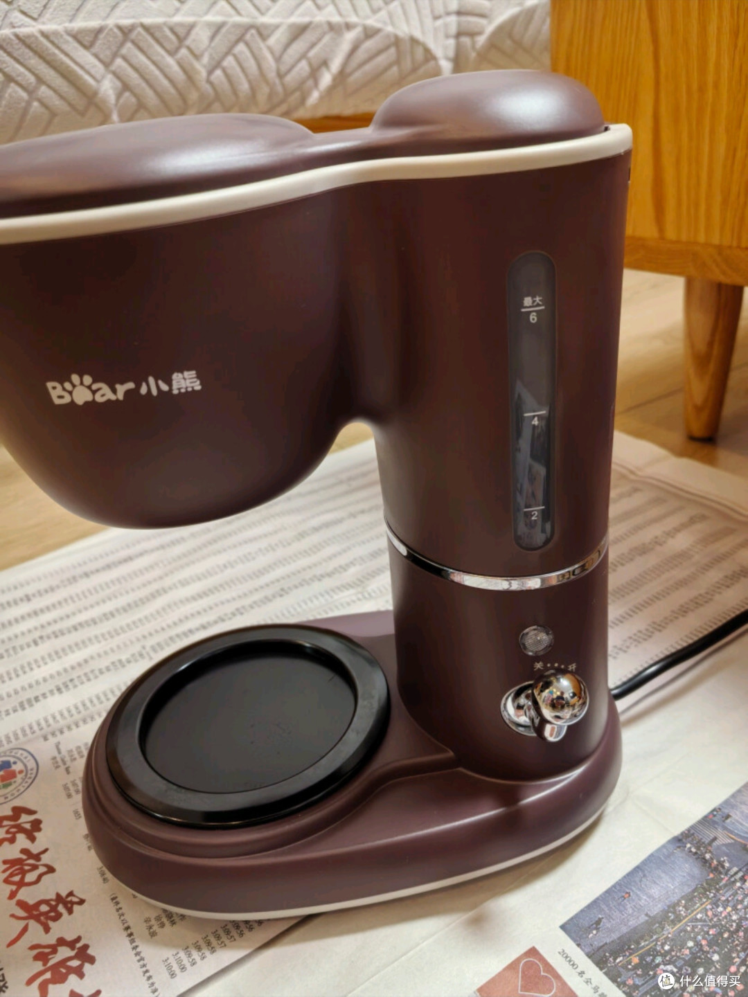 小熊KFJ-A06Q1滴漏式咖啡机：89元解锁“咖啡茶饮自由”_咖啡机_什么值得买