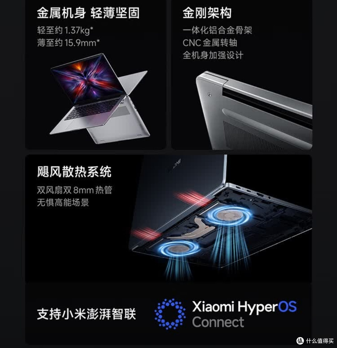 REDMI Book 14焕新版测评：轻薄本高性能酷睿i5 _笔记本电脑_什么值得买