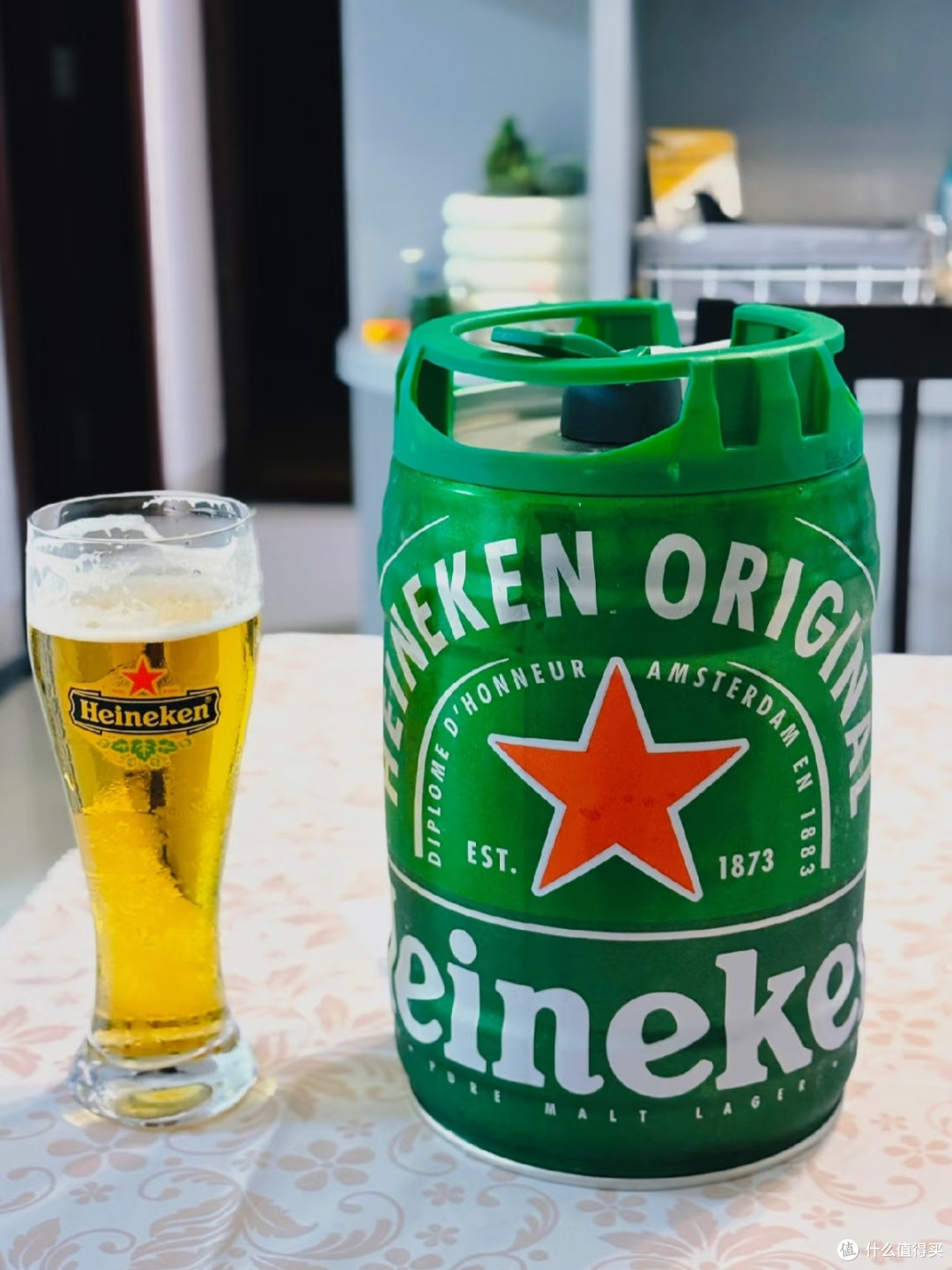 喜力5L桶装啤酒，周末小聚必备_啤酒_什么值得买