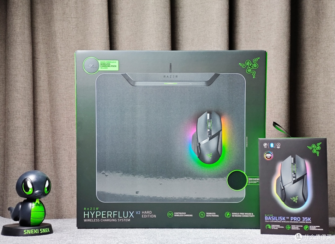 无线鼠标“无限”电量-雷蛇HyperFlux V2 无线充电套装首发评测_鼠标垫_什么值得买