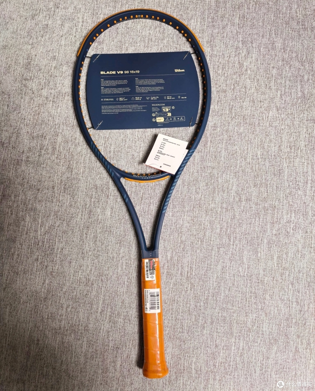 值得入手的网球拍？Wilson BLADE 98 16X19 V9 RG 2024 FRM 2_网球_什么值得买