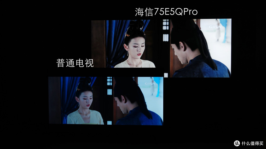 海信小墨E5Q Pro测评：低反墨晶屏+信芯Al画质芯片，新口碑王？_液晶电视_什么值得买