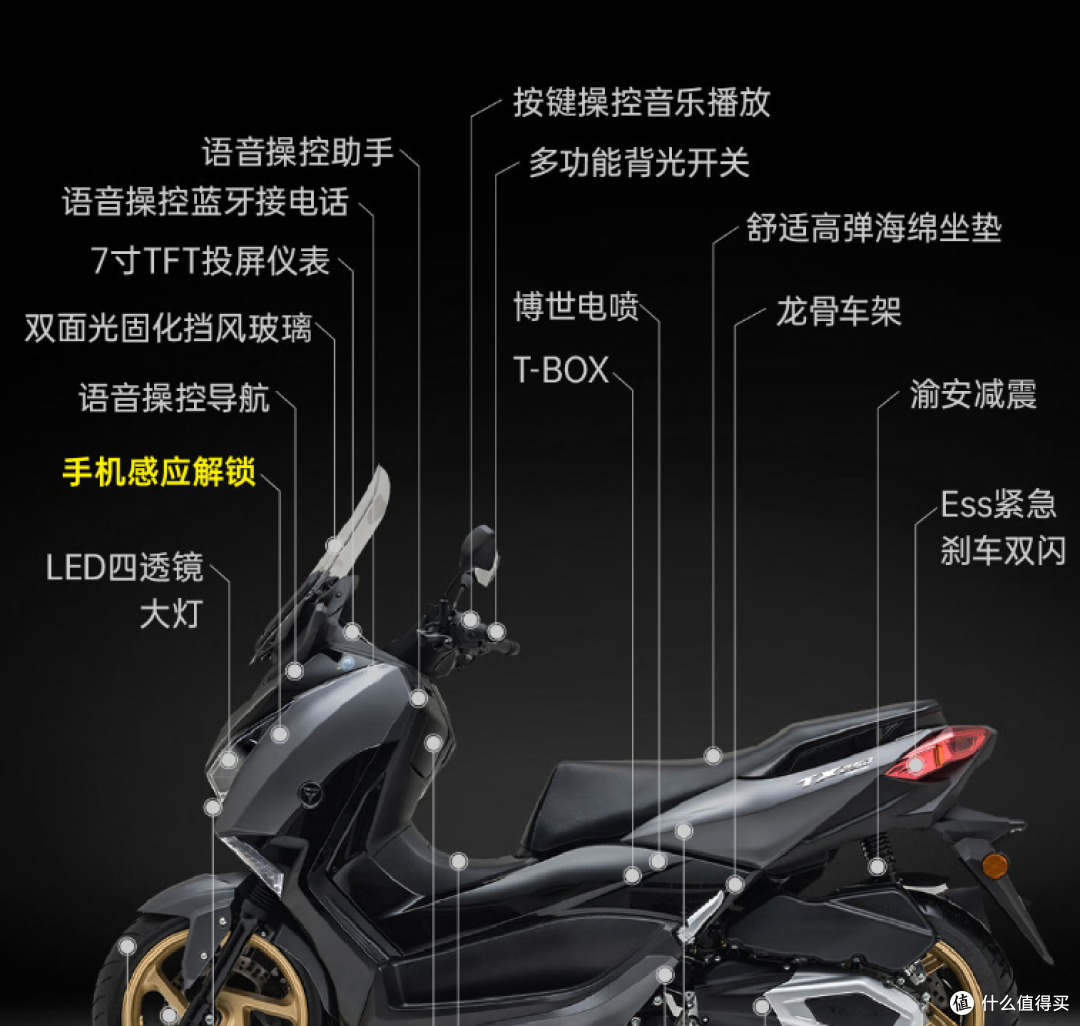 2025款天鹰TX250 E豪华版踏板摩托车_摩托车整车_什么值得买