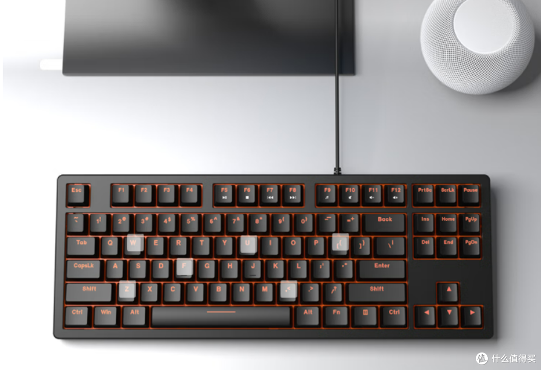 参数党必入！达尔优 DK100 87 键键盘的硬核参数大揭秘_键盘_什么值得买