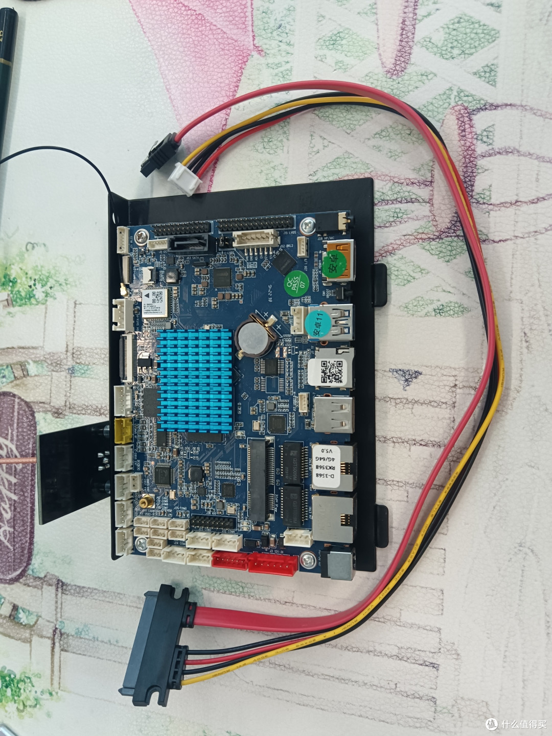 RK3568“亮钻板”体验记：百元级硬件的SATA与双千兆网口初探_NAS存储_什么值得买