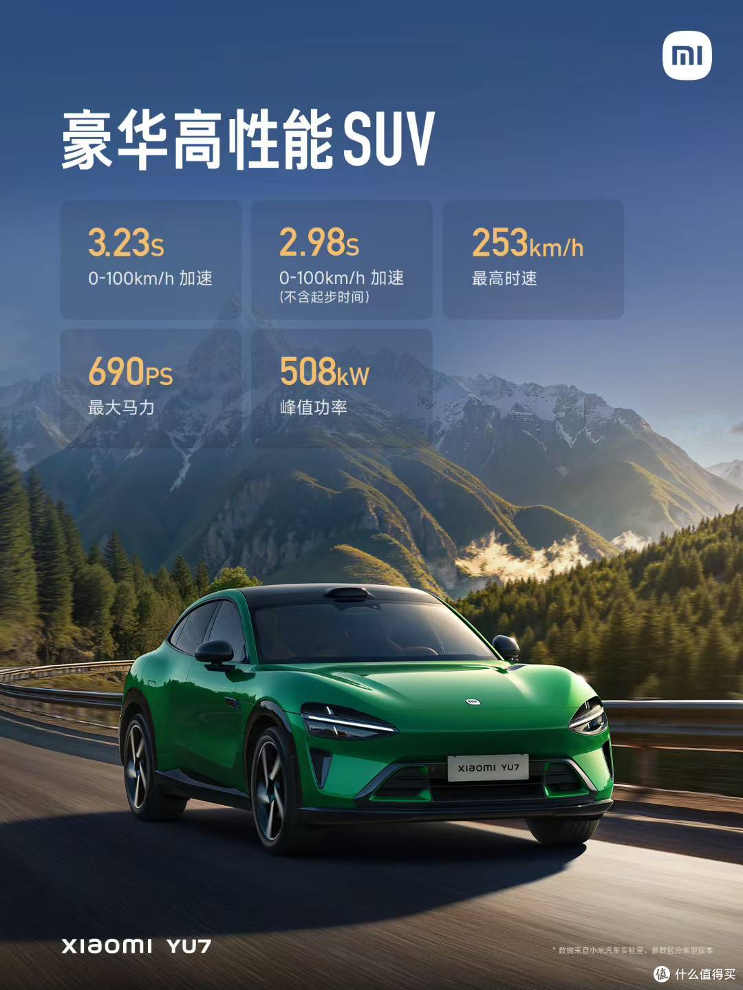 小米YU7发布：25.35万起售 中大型SUV市场新“卷王”？_新能源车_什么值得买