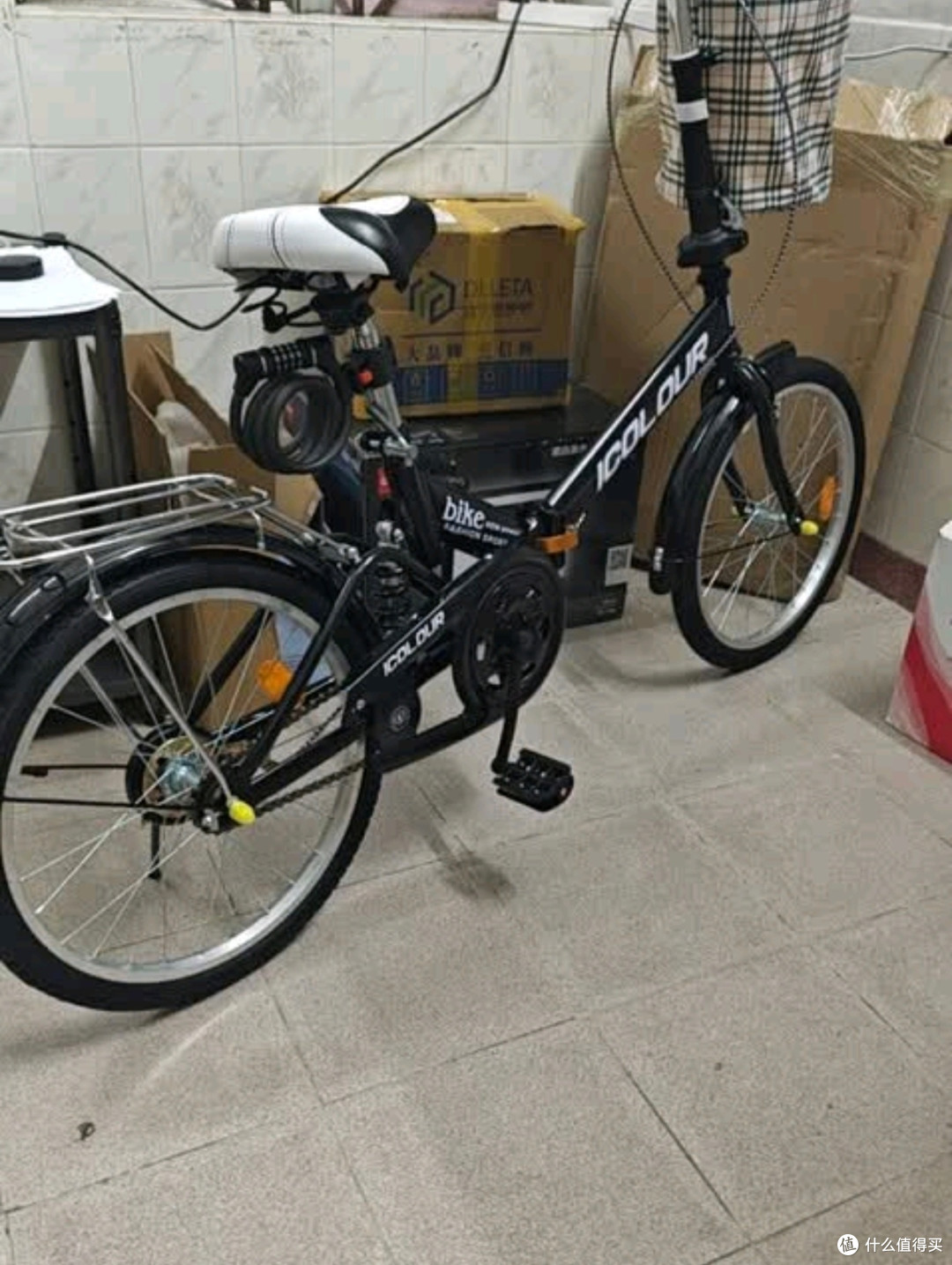 解锁通勤新姿势：ICOLOUR顶配版折叠自行车实测_折叠车_什么值得买