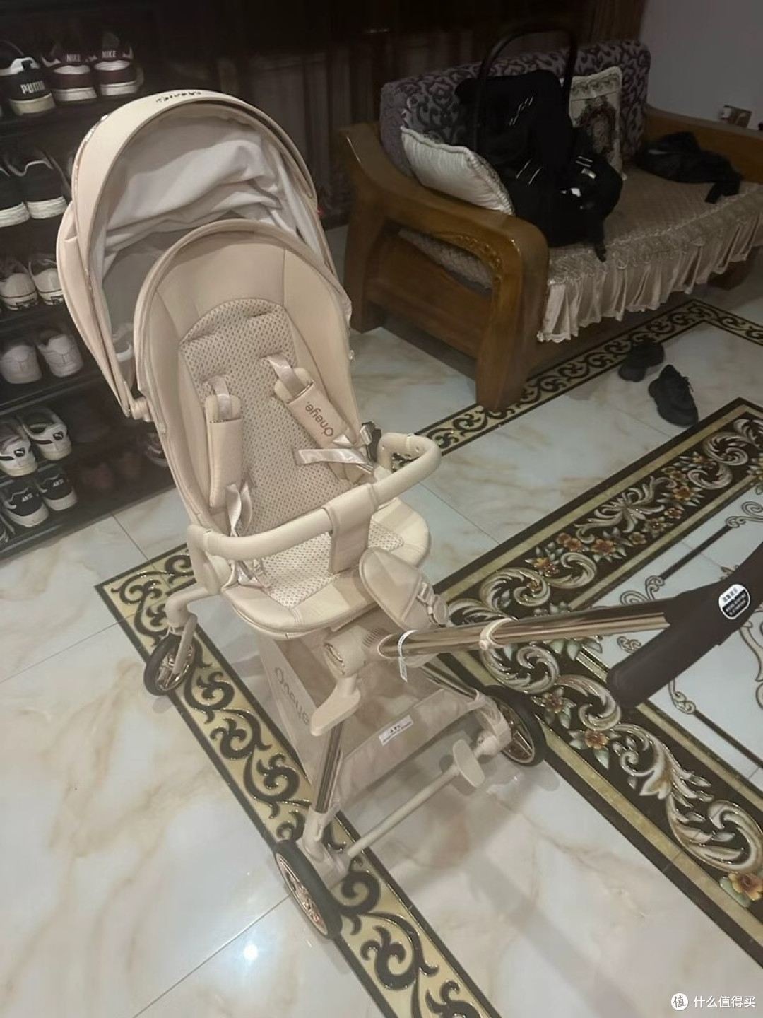 Oneye婴儿推车：优雅遛娃新选择_婴儿推车_什么值得买
