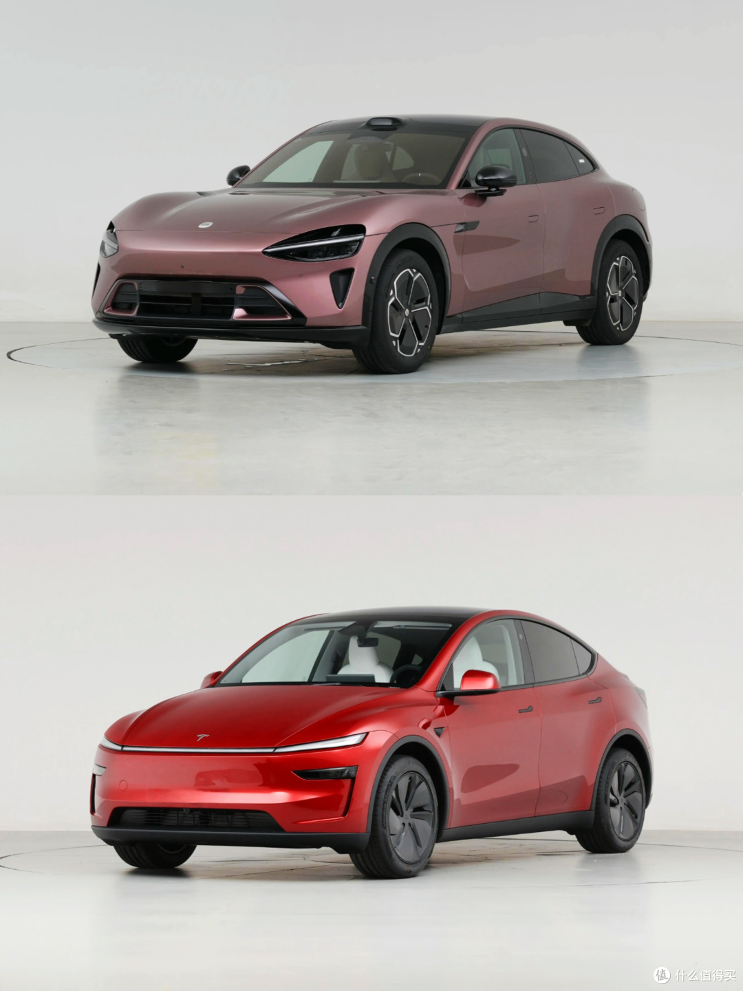 底盘硬核拆解小米YU7 vs 特斯拉Model Y：30万级热门SUV全面对比_充气泵_什么值得买