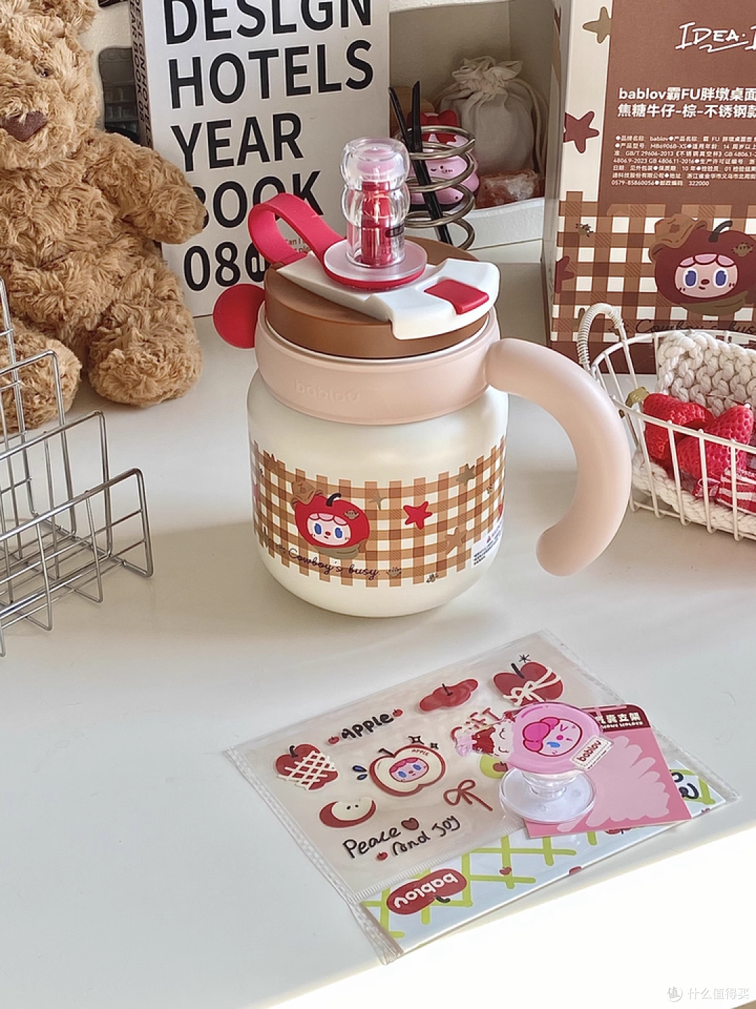 bablov 大容量水杯：密封超严实，颜值高到回头率爆表 _保温杯_什么值得买