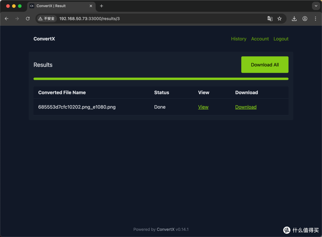 Docker - 万能文件转换器ConvertX_网络存储_什么值得买
