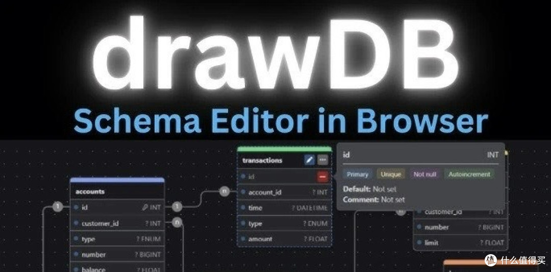 DrawDB：数据库结构图神器？_办公软件_什么值得买