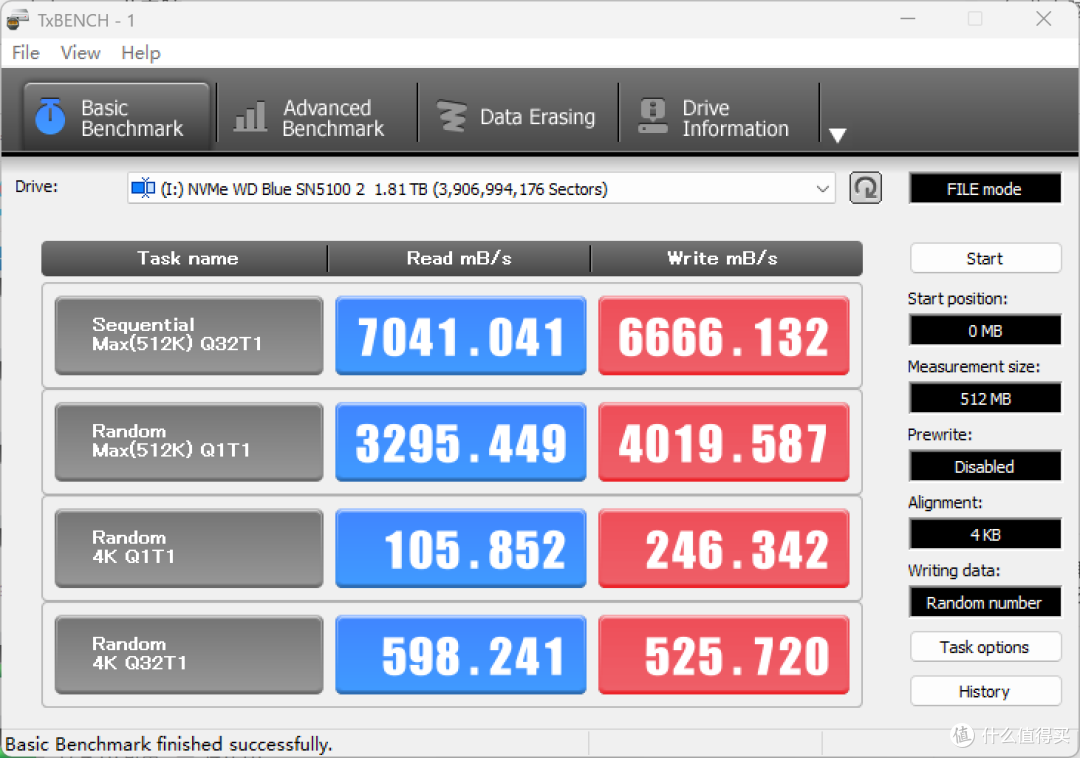 闪迪 WD Blue SN5100 固态硬盘：顺读7100MB/s，随写1300K IOPS_固态硬盘_什么值得买