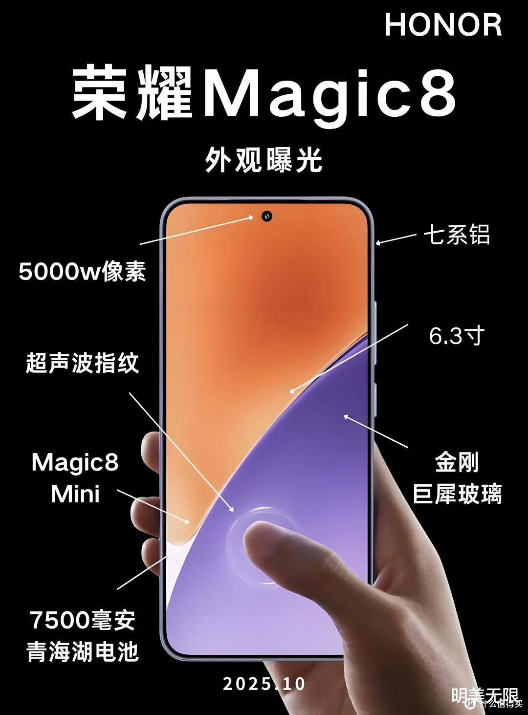 荣耀Magic7不香了？荣耀Magic8配置参数全面曝光，升级幅度有点大_安卓手机_什么值得买
