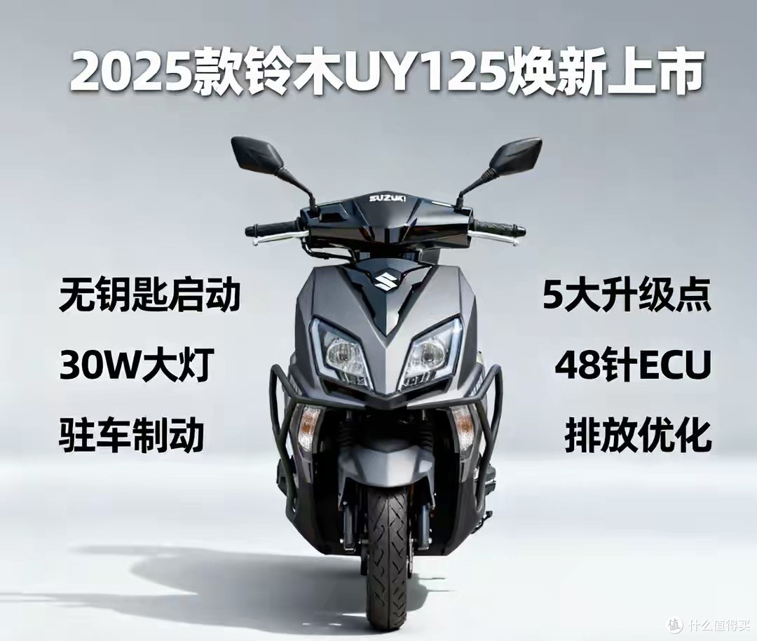 2025款UY125实锤上市 5大升级只贵300 老车主的改装费白花了_摩托车整车_什么值得买