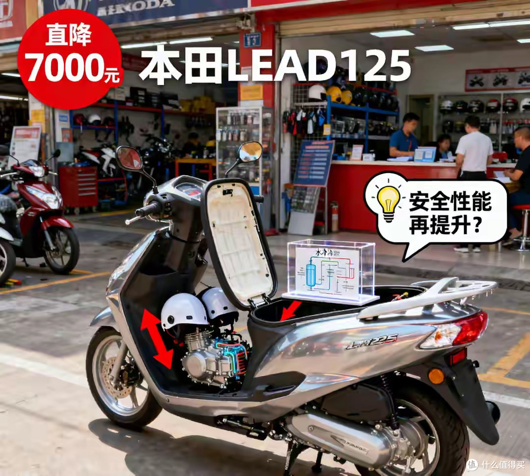 本田LEAD125降价7000元 是掀桌杀还是清库存 这3个短板必须看清_摩托车整车_什么值得买