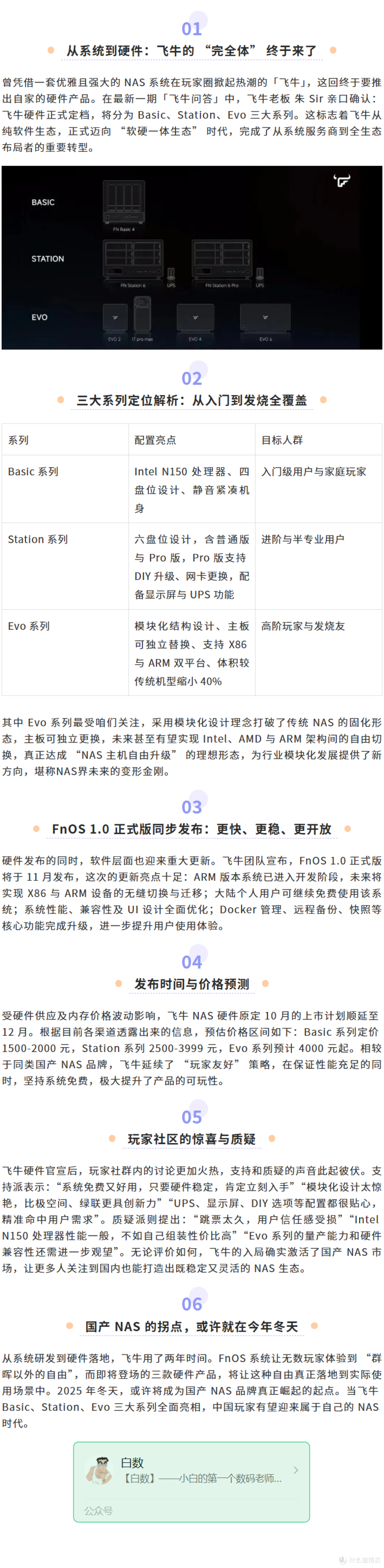 国产NAS新王者？飞牛FnOS 1.0与三款硬件齐发，挑战群晖与极空间_网络存储_什么值得买
