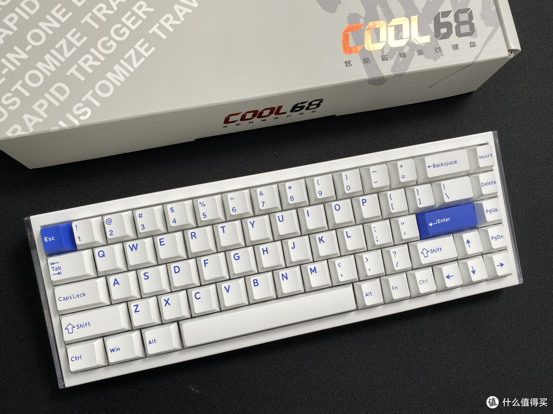 开箱体验达尔优COOL 68：200多块就能玩磁轴，真香！_键盘_什么值得买