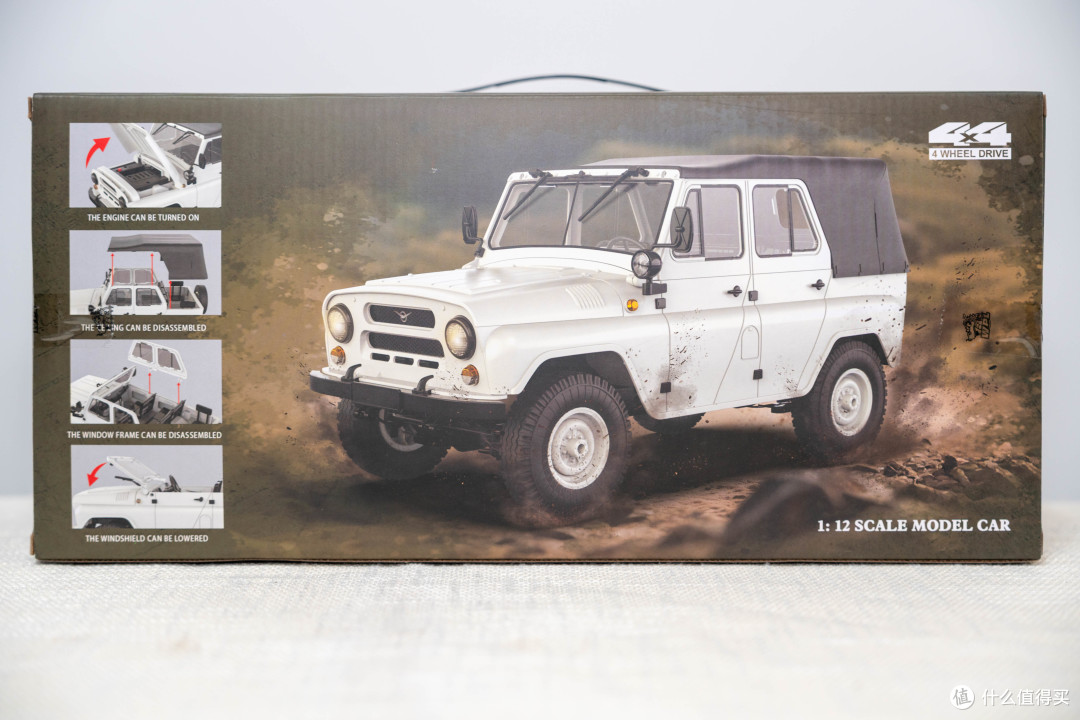 顽皮龙 1/12 C94 UAZ-469 瓦兹 ——复古经典越野车_遥控玩具_什么值得买